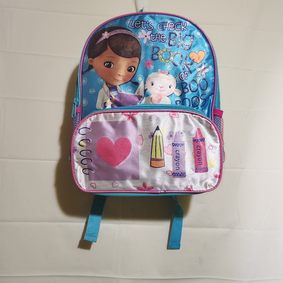 Disney | Accessories | Light Blue Disney Doc Mcstuffins Backpack | Poshmark
